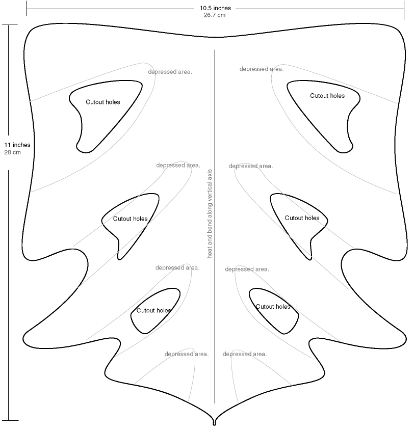 Free Shoulder Armor Template Printable Templates